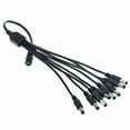 OLIVE- 20Awg 1 To 8 Port Dc Power Split Splitter Cable For Cctv Cameras ...