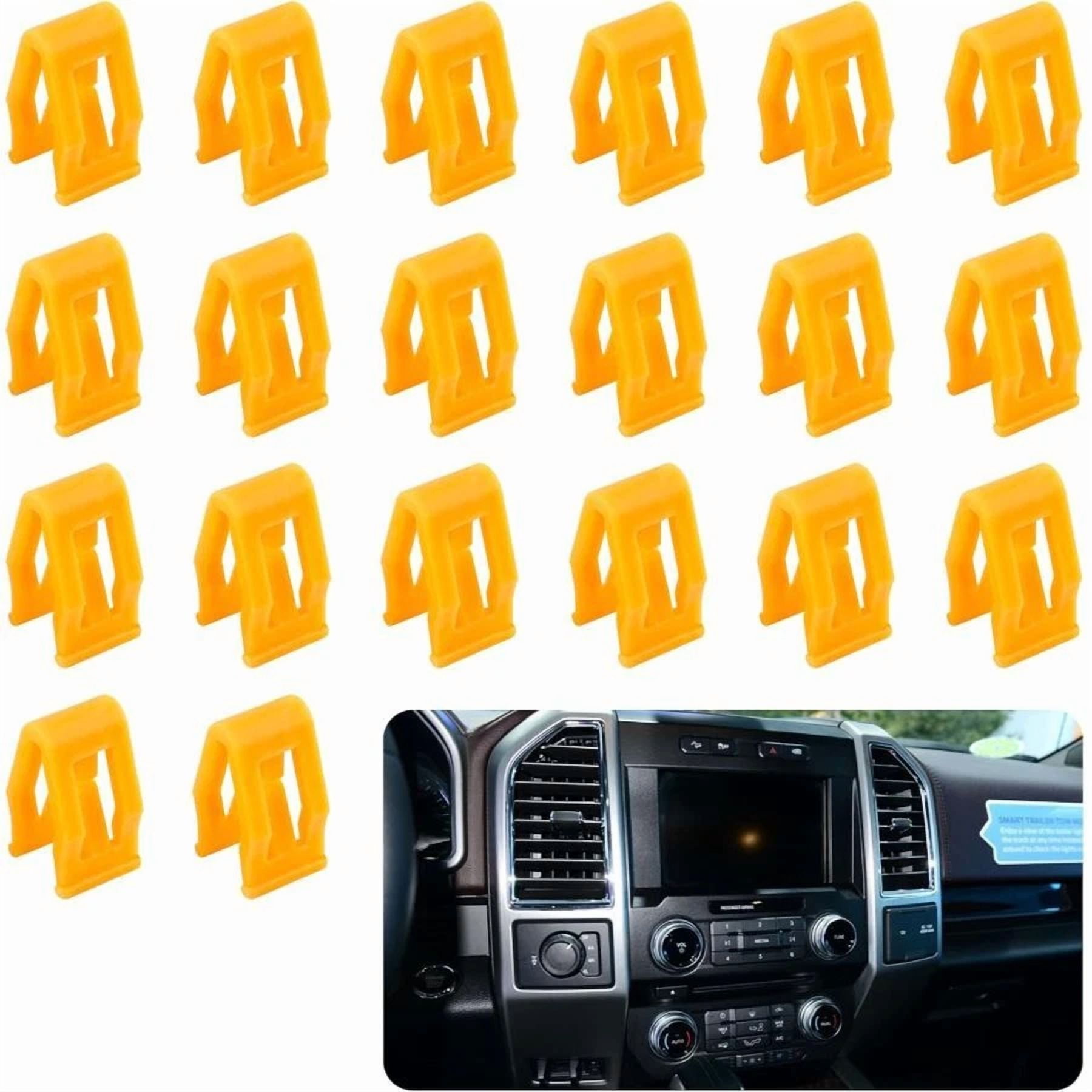 OLIVE- 20Pcs Car Clips For Center Console Dvd Radio Dash Panel Replaces ...