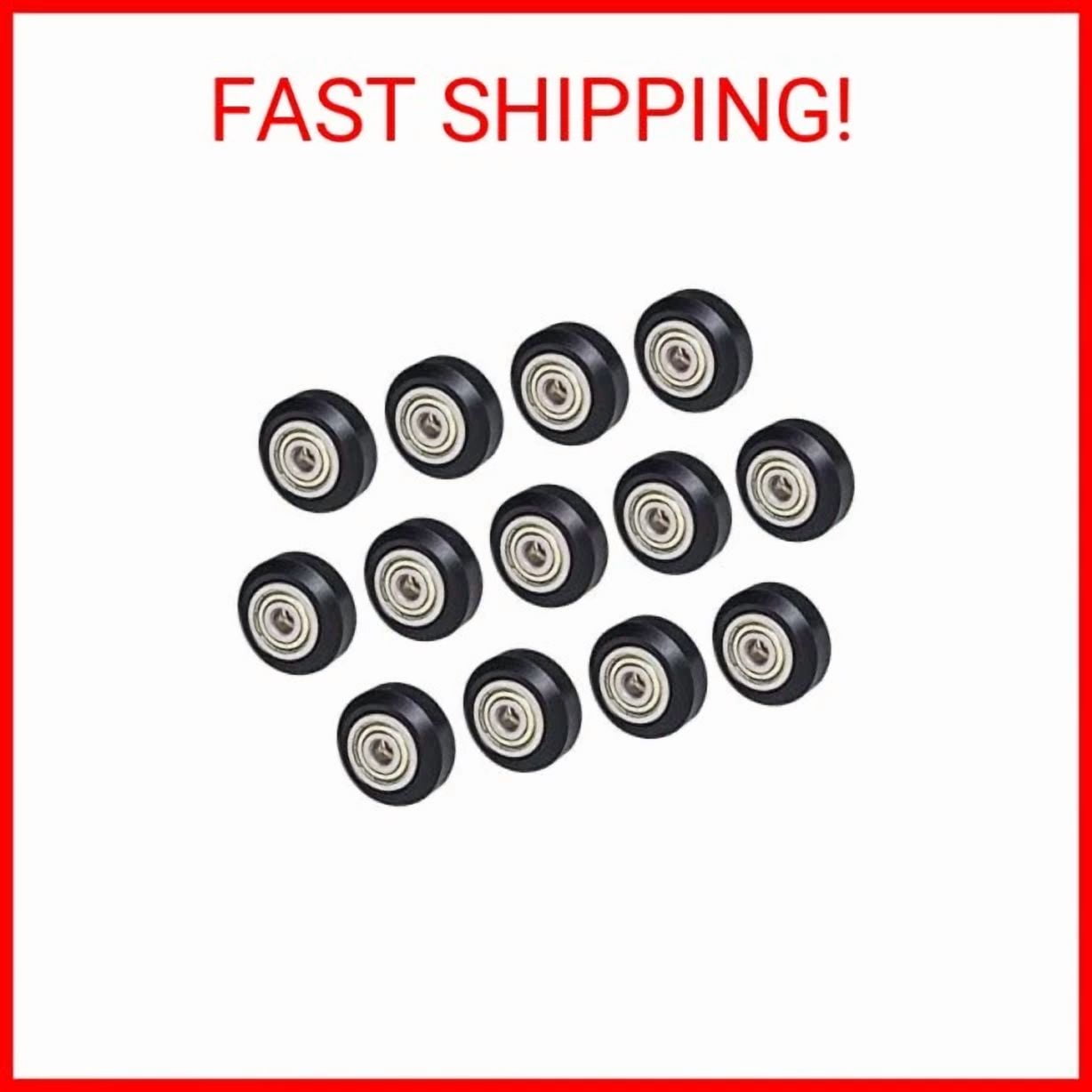 OLIVE- 3D Printer Rollers V Slot (13Pcs/Pack) Gantry Wheel Pom Pulley ...