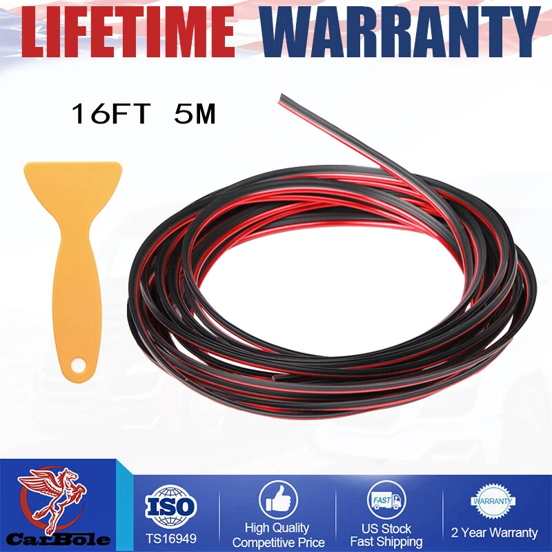 OLIVE- 5M Car Interior Door Gap Edge Line Insert Molding Trim Strip ...