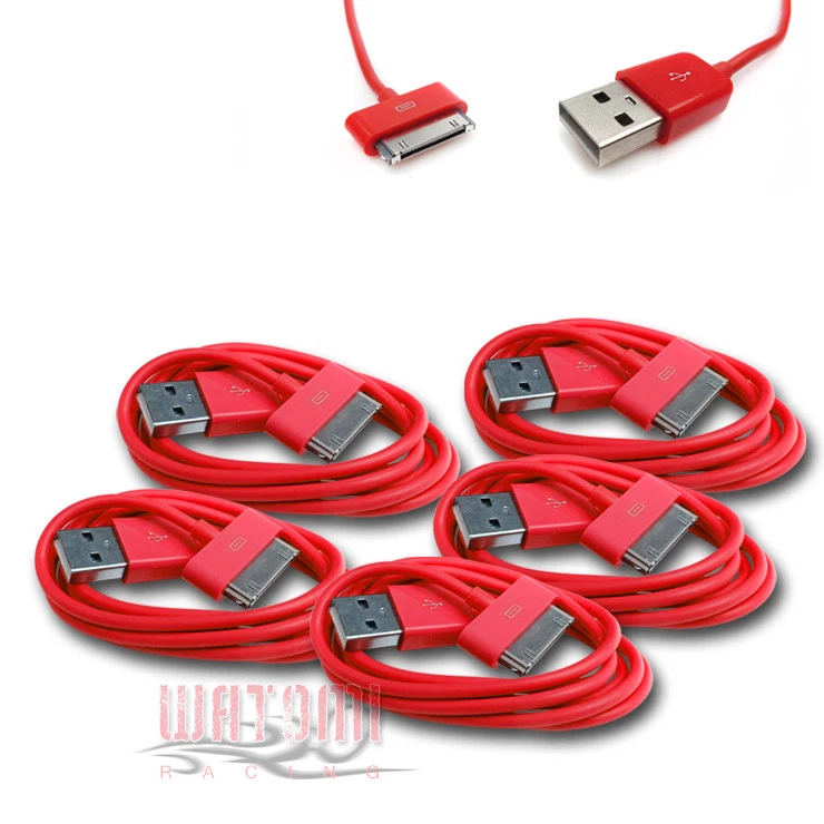 OLIVE- 5X 6Ft Usb 30Pin Orange Cable Data Charger For Galaxy Tab 7.0 ...