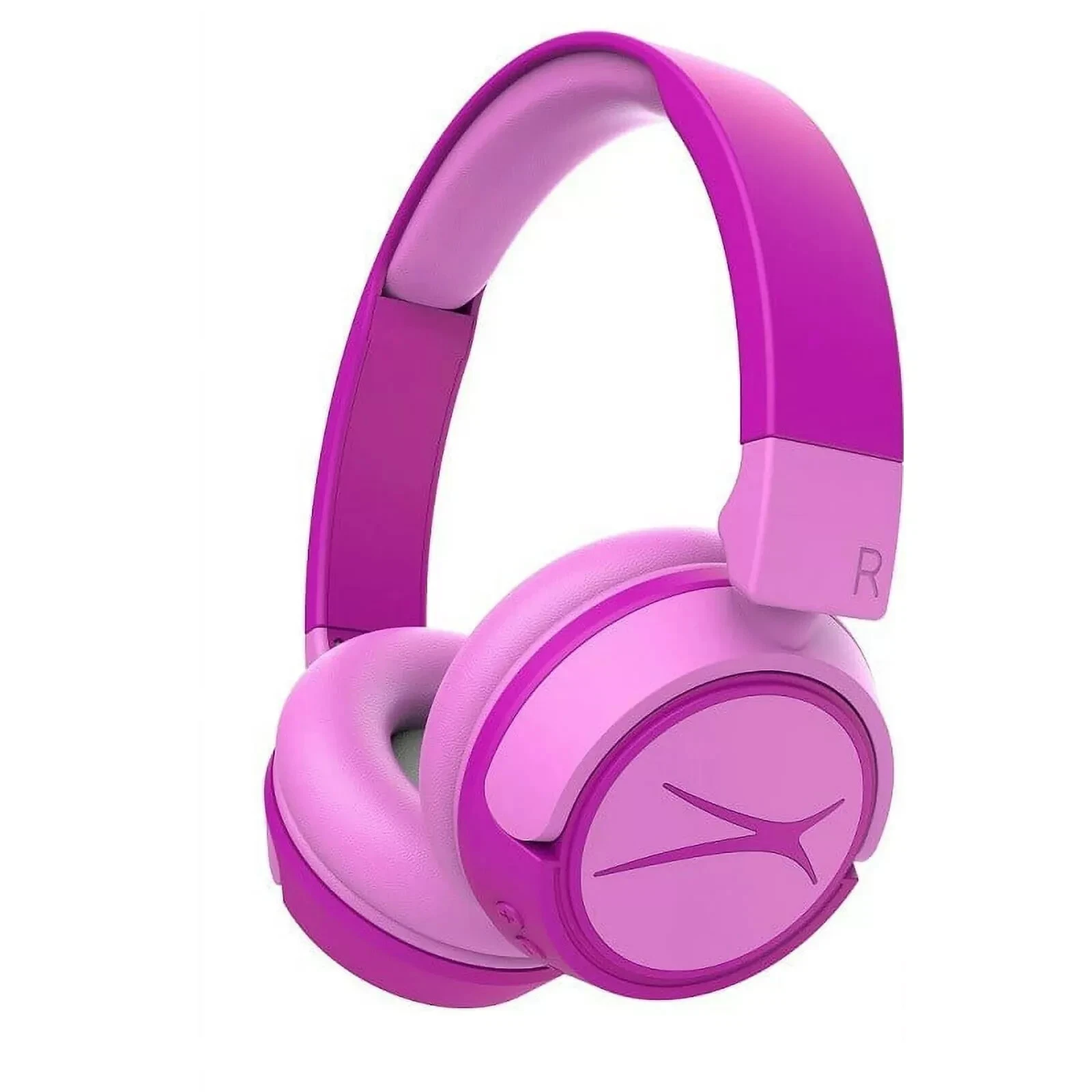 OLIVE- Altec Lansing 2-In-1 Kid Safe Wired & Wireless On-Ear Headphone ...