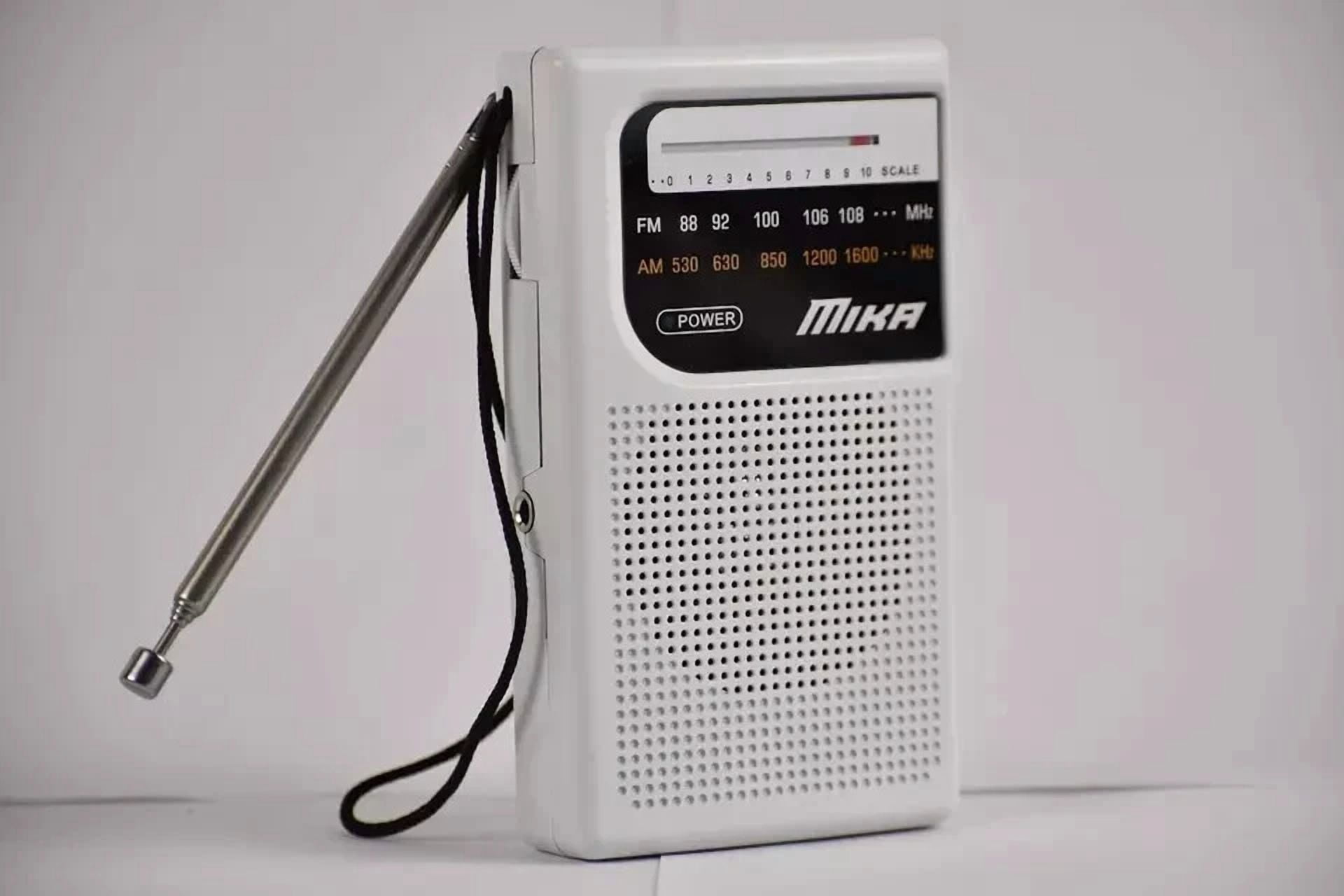 OLIVE- Am/Fm Pocket Portable Radio, Small Radio Battery Operated, Best ...