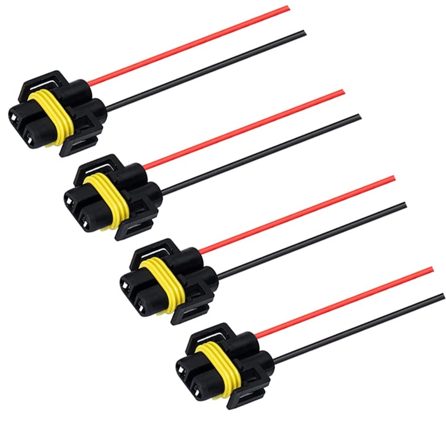 OLIVE- Blyilyb 4-Pack H11 H8 880 881 Headlight Socket Female Headlight ...