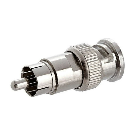 OLIVE- Bnc Male Plug To Rca Male Plug Adapter Coax Coaxial Cable ...