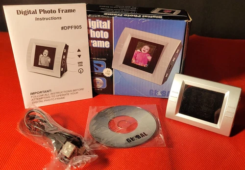 OLIVE- Brand New: Global Digital Photo Frame Viewer 1.5" Cstn-Lcd ...