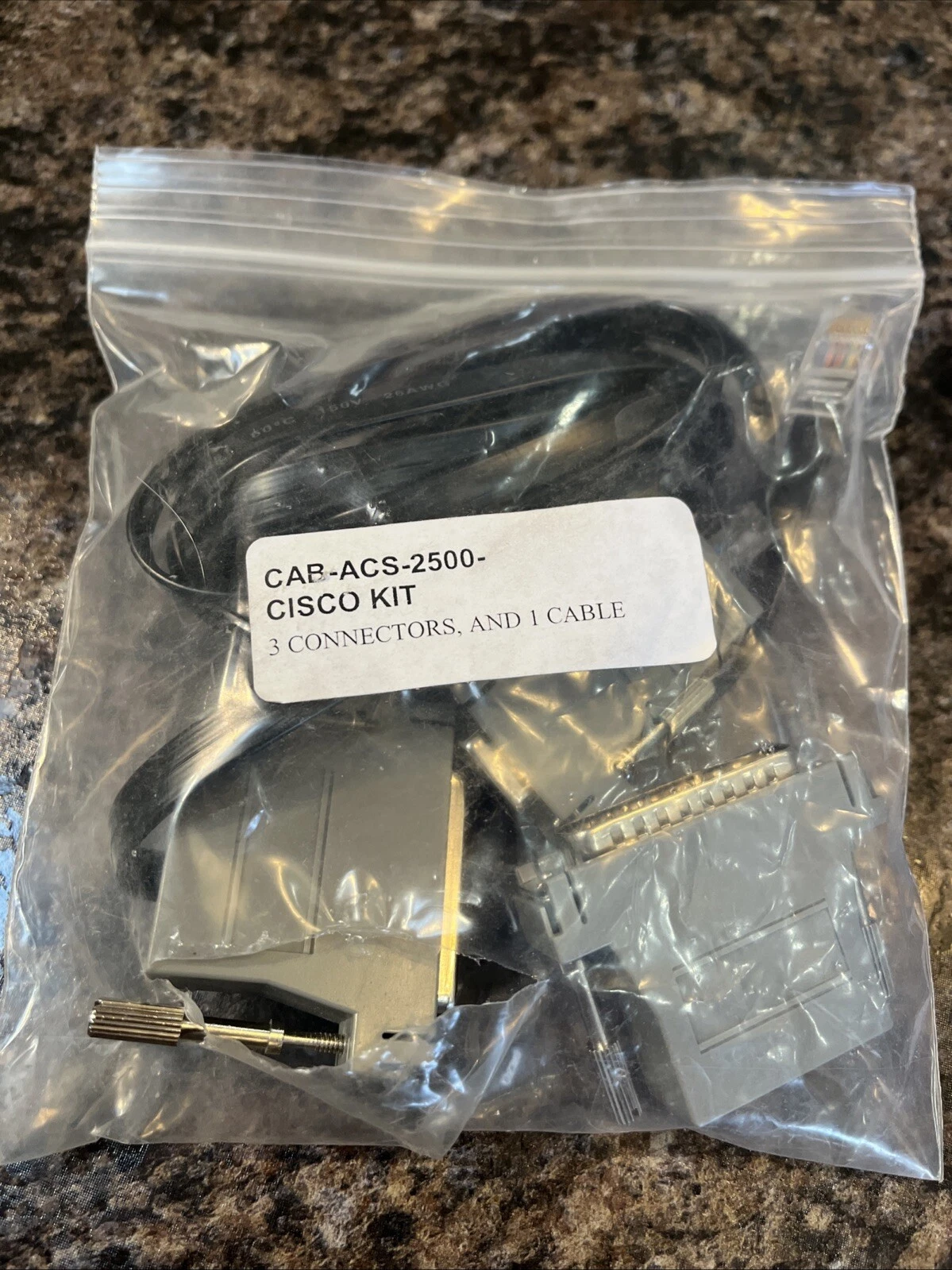 OLIVE- Cisco Cab-Acs-2500 Console Auxiliary Cable And 3 Interface ...