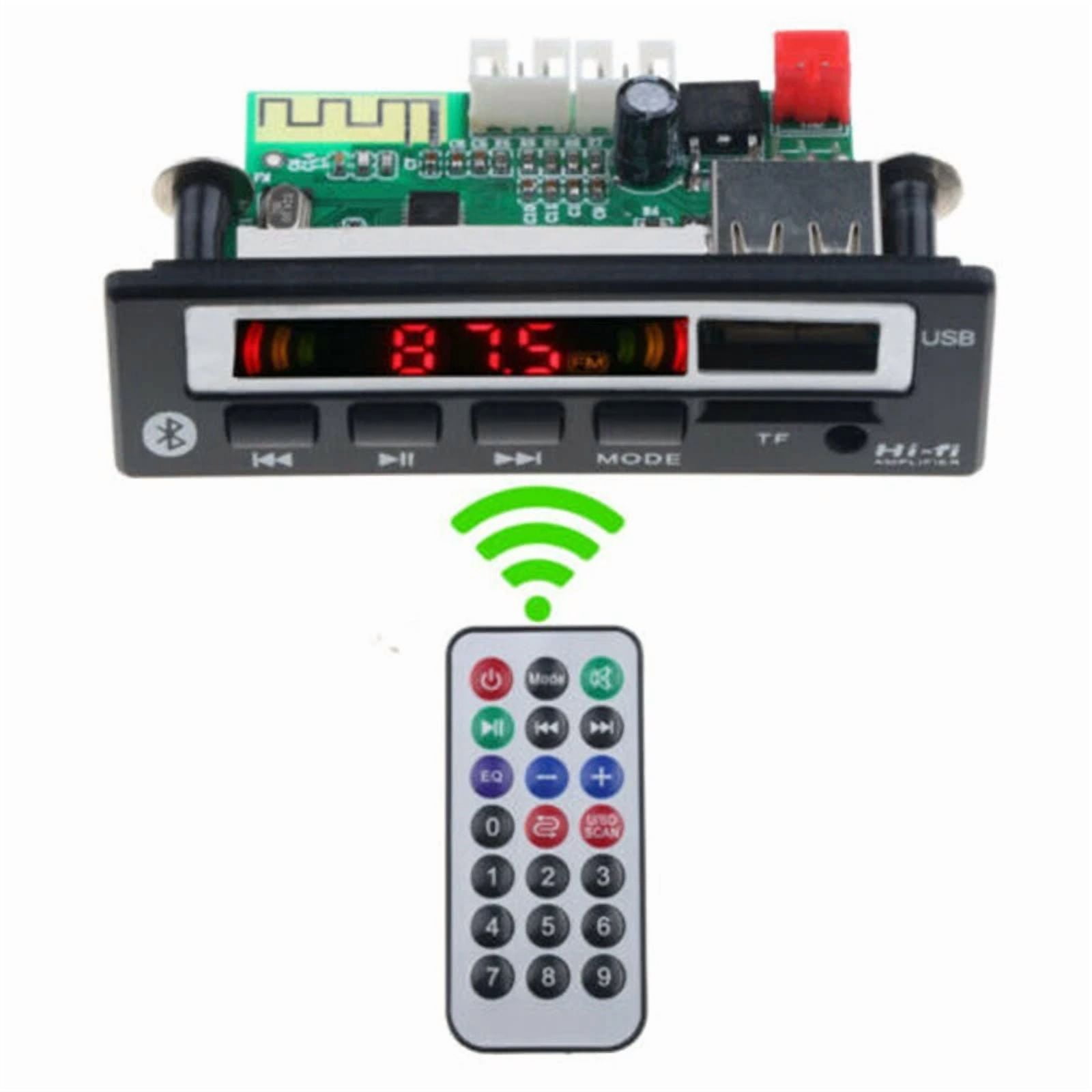 OLIVE- Double Decoding Bluetooth Mp3 Wma Decoder Board Car Fm Audio ...