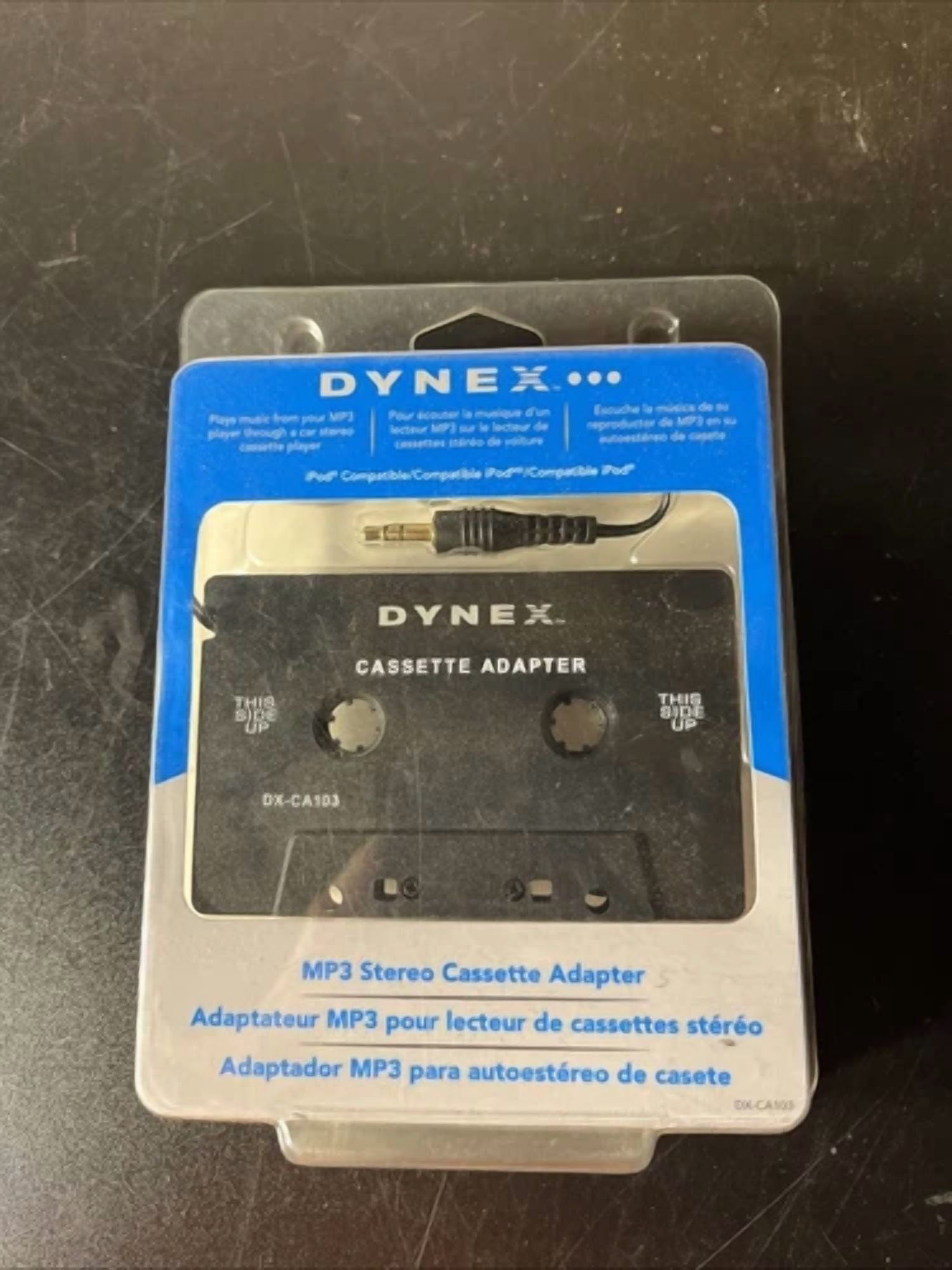 OLIVE- Dynex Dx-Ca103 Stereo Cassette Adapter For Vehicles. - Walmart.com