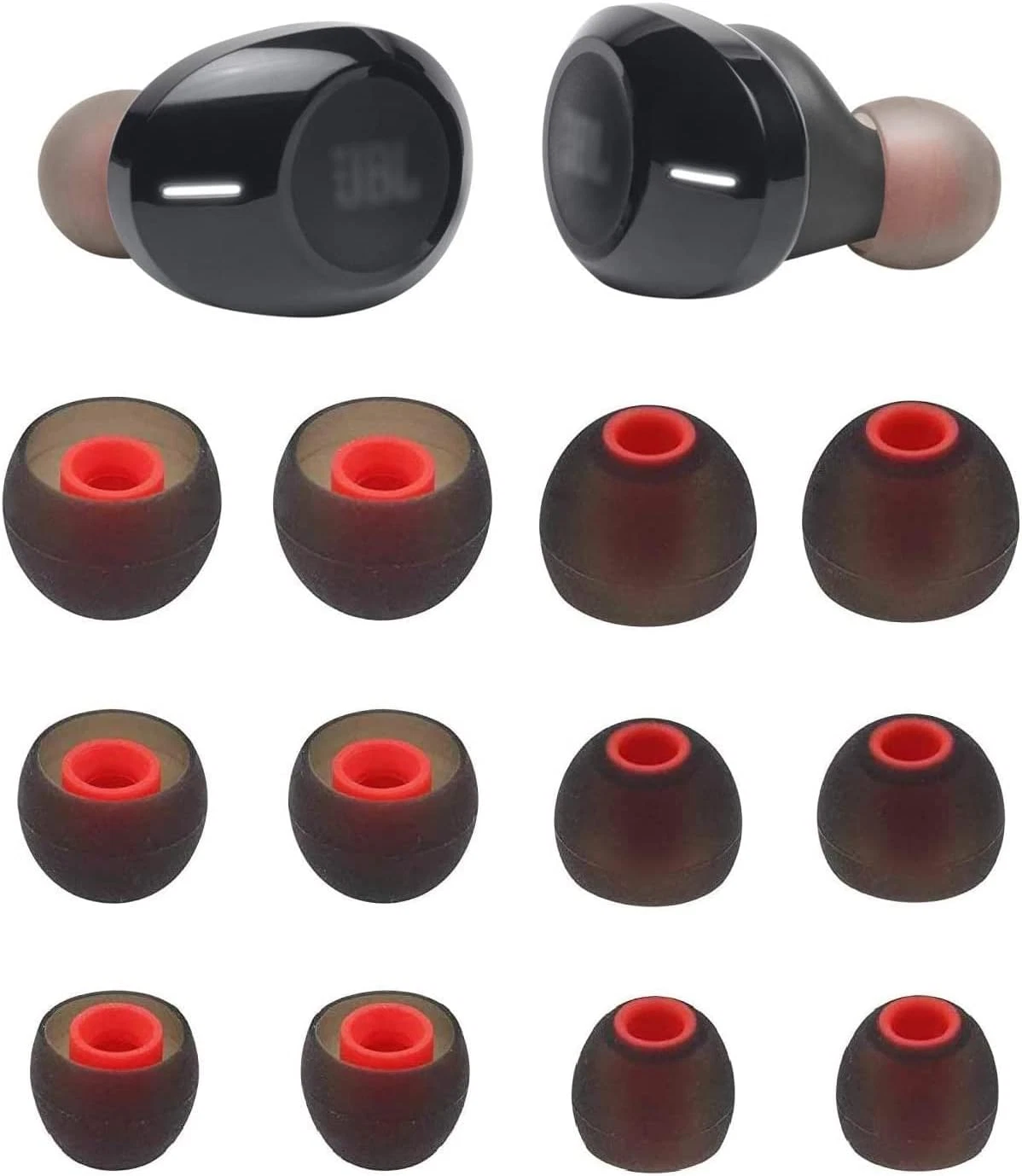 OLIVE- Ear Tips Compatible With Jbl Tune 125Tws Headphones, 6 Pairs S M ...