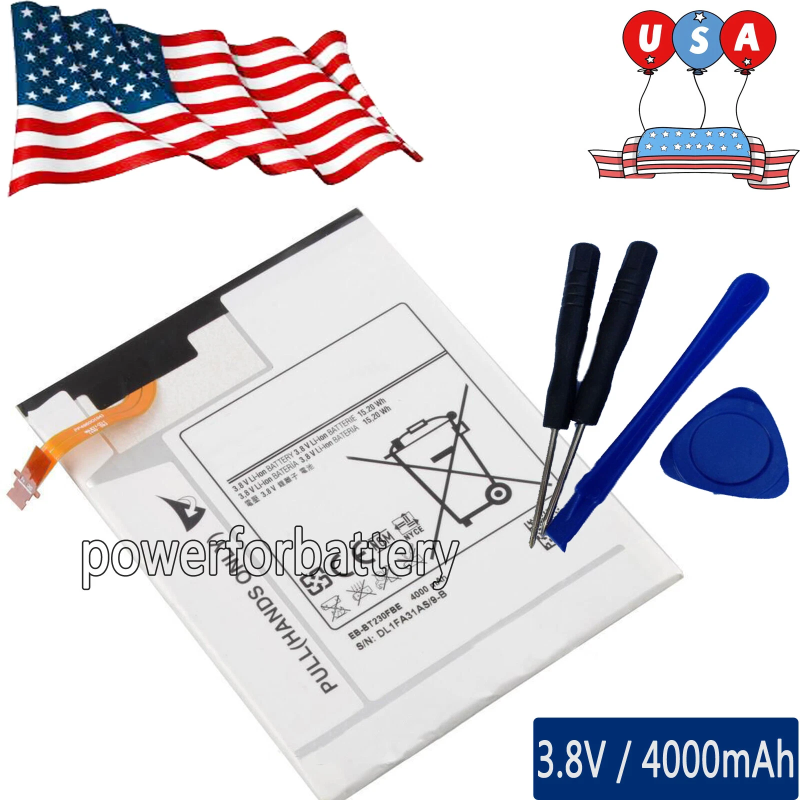 OLIVE- Eb-Bt230Fbe Battery 4000Mah For Samsung Galaxy Tab 4 7" Sm-T230 ...