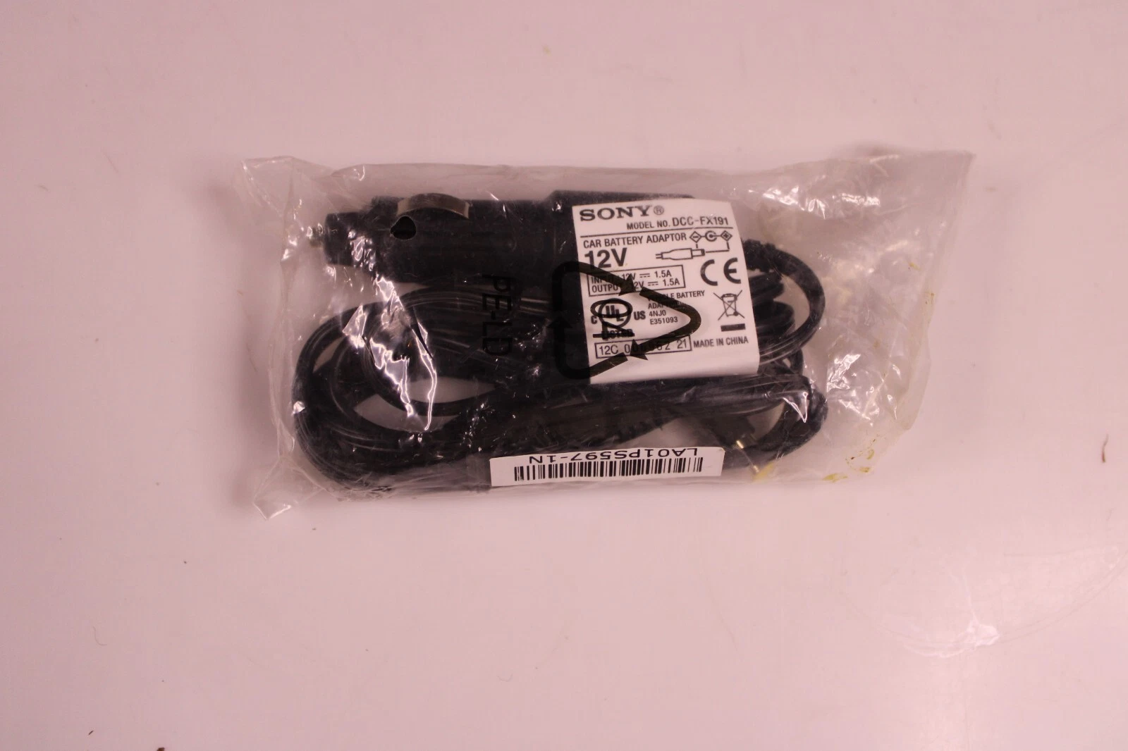 OLIVE- Genuine Sony Portable Dvd Player Cable Car Power Adapter Dcc ...