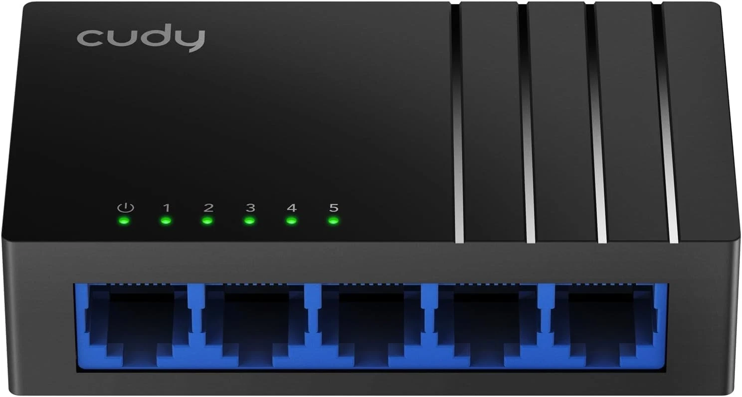 OLIVE- Gs105D 5 Port Gigabit Ethernet Switch Desktop Ethernet Splitter ...