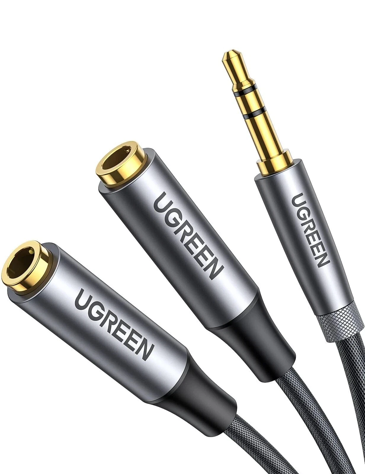 OLIVE- Headphone Splitter 3.5Mm Aux Splitter 2 Female To 1 Male Audio Y ...