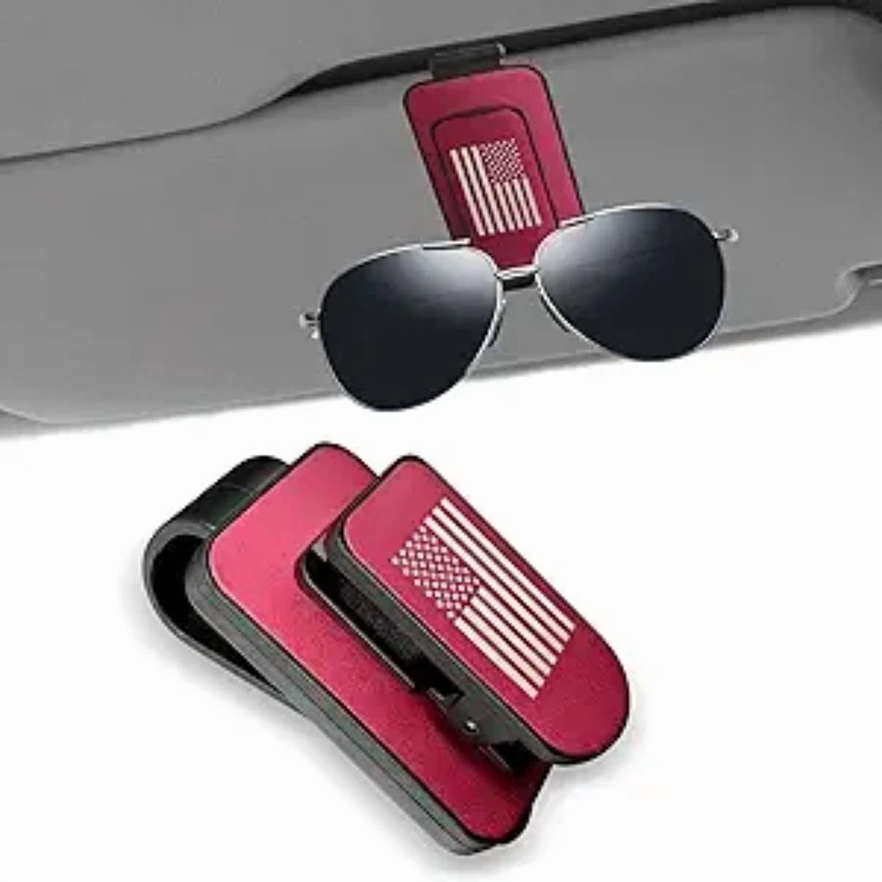 OLIVE- Holder For Car Visor Car Accessories, Ticket Card Glasses Clip ...