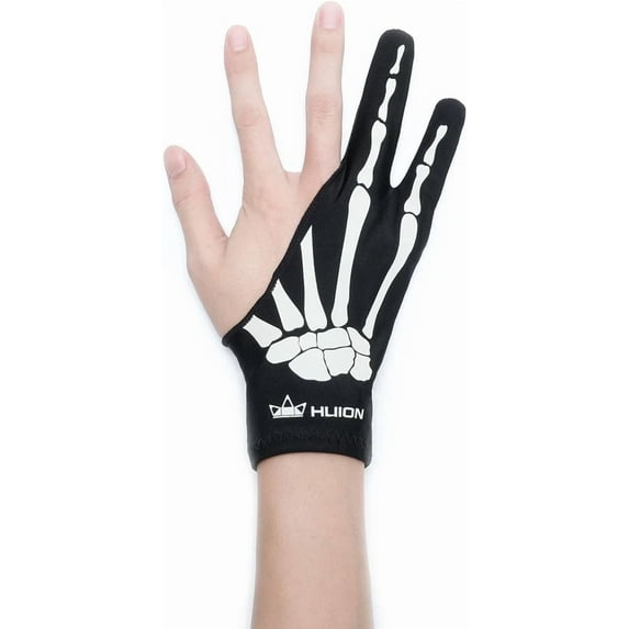 OLIVE- Huion Skeleton Artist Glove For Graphic Drawing Tablet Pad ...