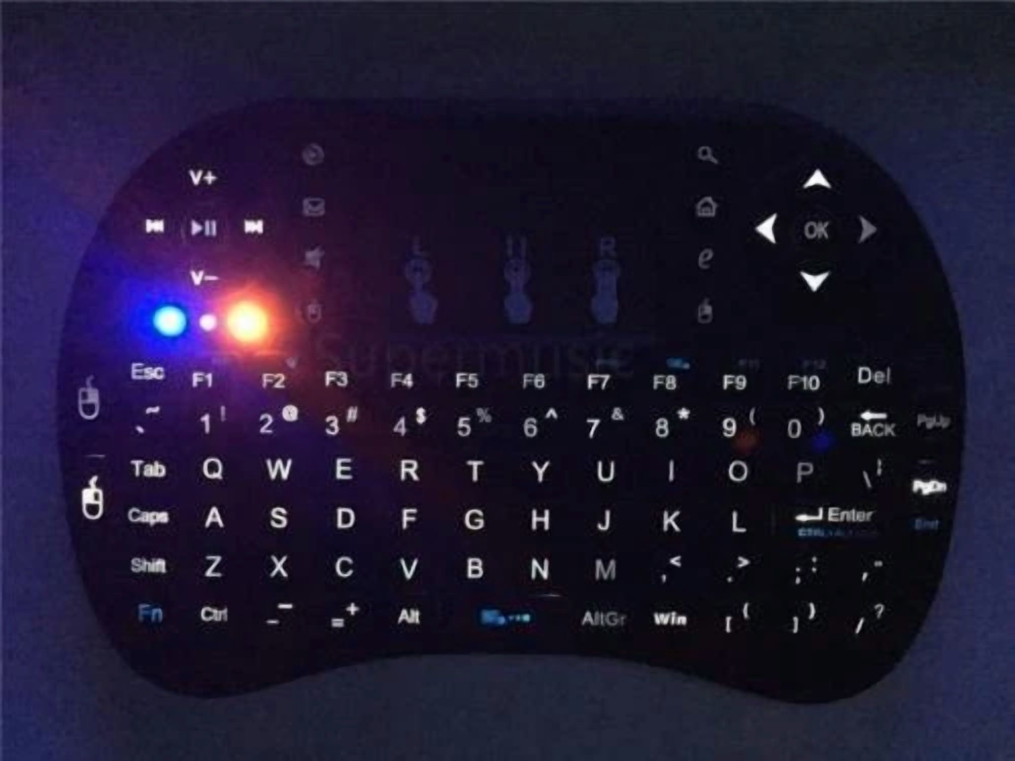 OLIVE- I8 Mini 2.4Ghz Wireless Backlit Keyboard Mouse Multi-Touch Pc Android Tv Box - Walmart.com