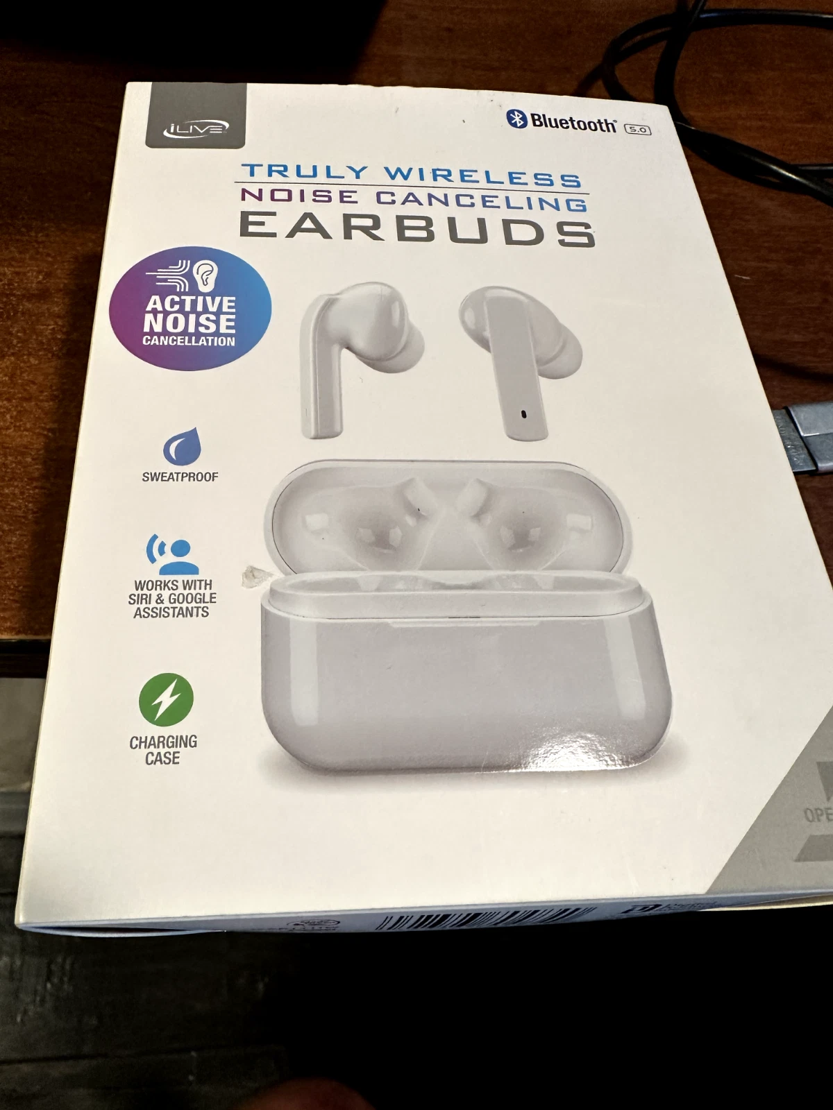 OLIVE- Ilive Truly Wire- Earbuds Iaebt209W Bluetooth 5 W/Charging Case ...