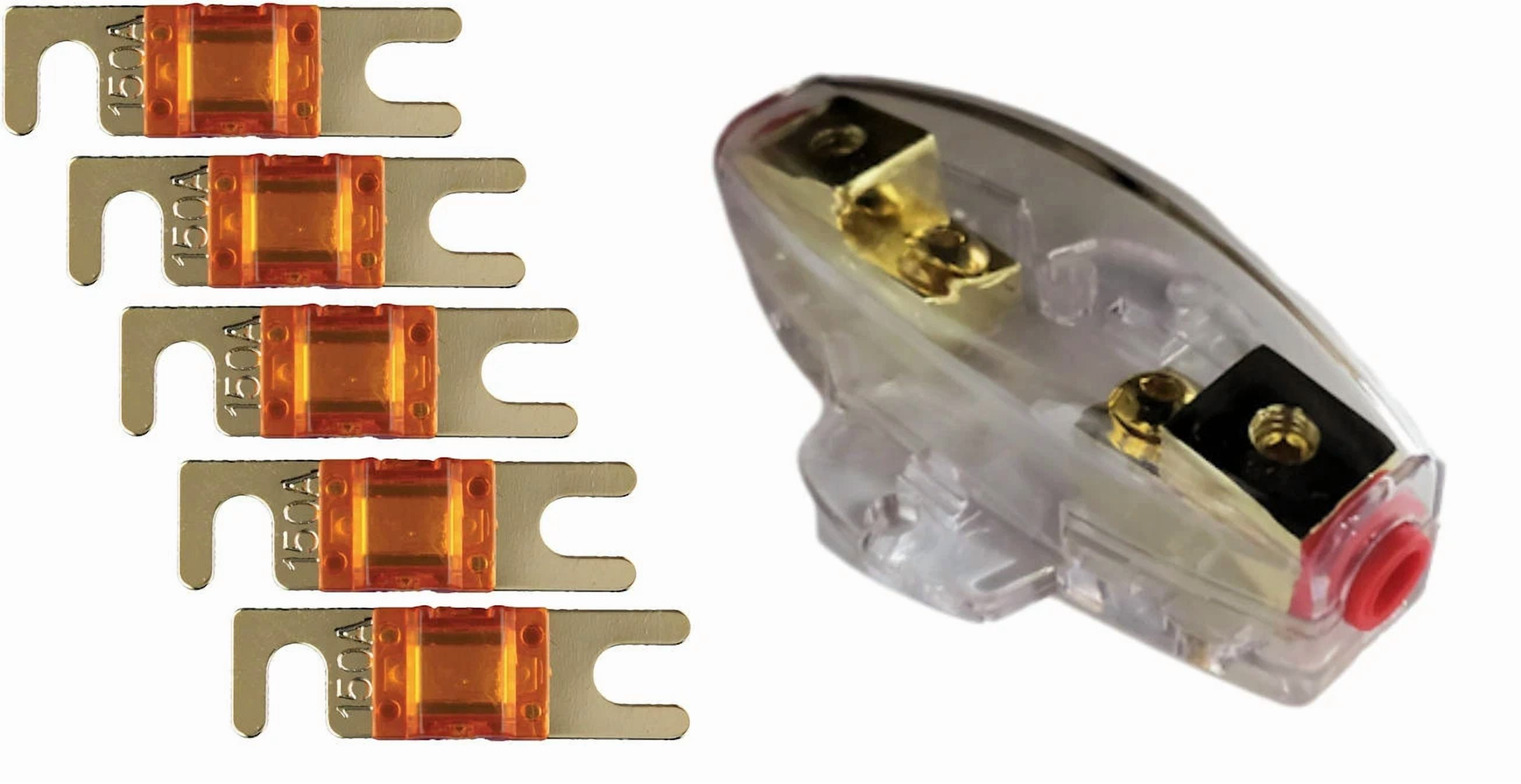 OLIVE- Imc Audio 150 Amp Mini Anl Fuseholder Fuse Holder 4 6 8 Gauge ...