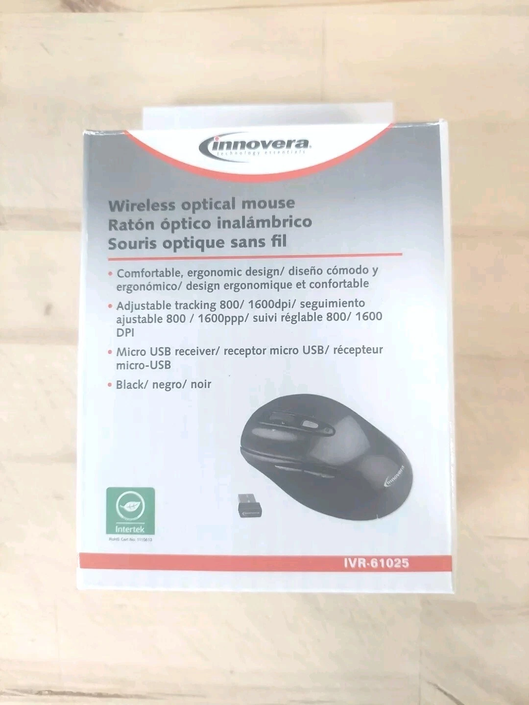 OLIVE- Innovera Ivr61025 Wireless Optical Mouse Gray & Black - Walmart.com