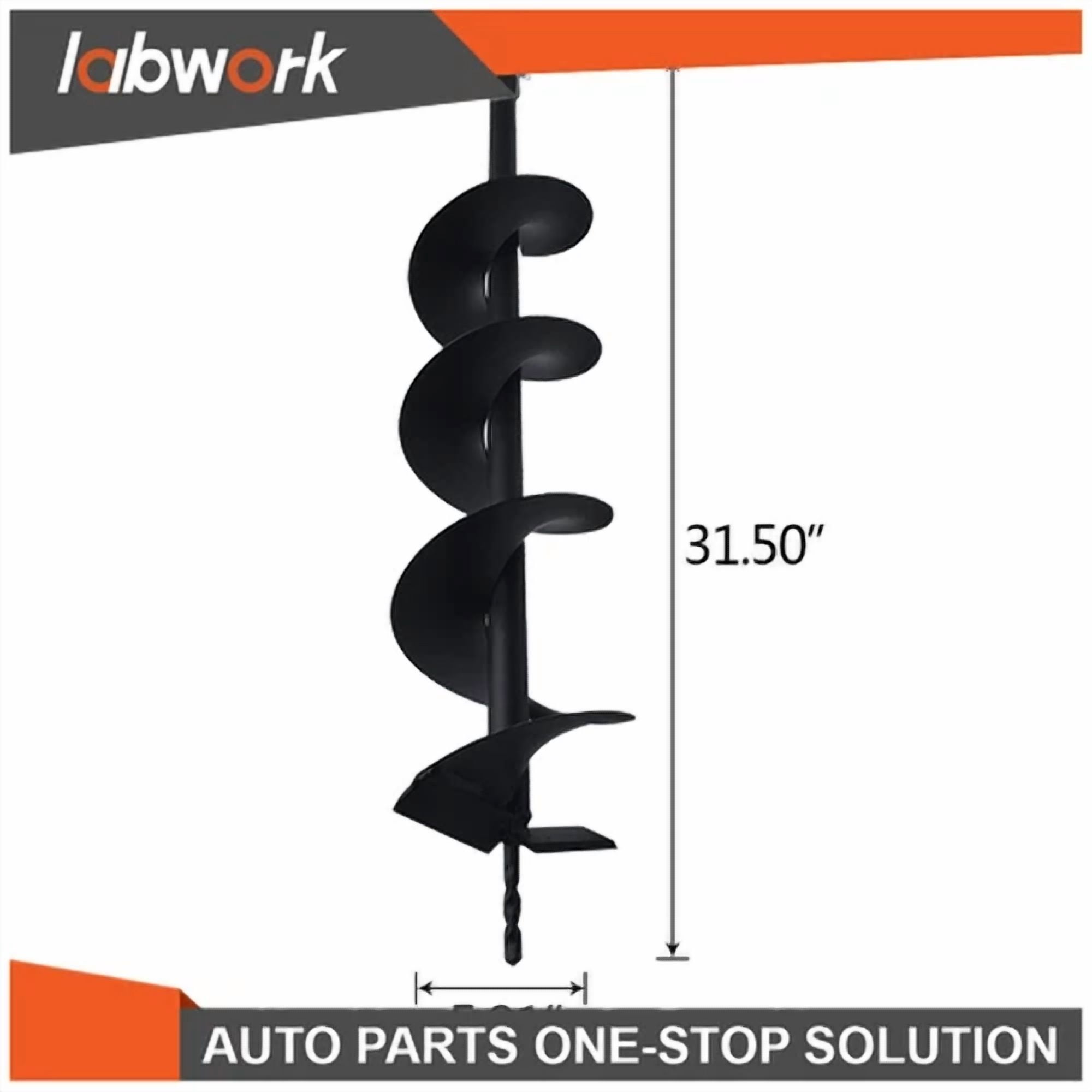 OLIVE- Labwork Earth Auger Drill Bits Fit For Gas Powered Post Fence Hole Digger 6 Inch ...