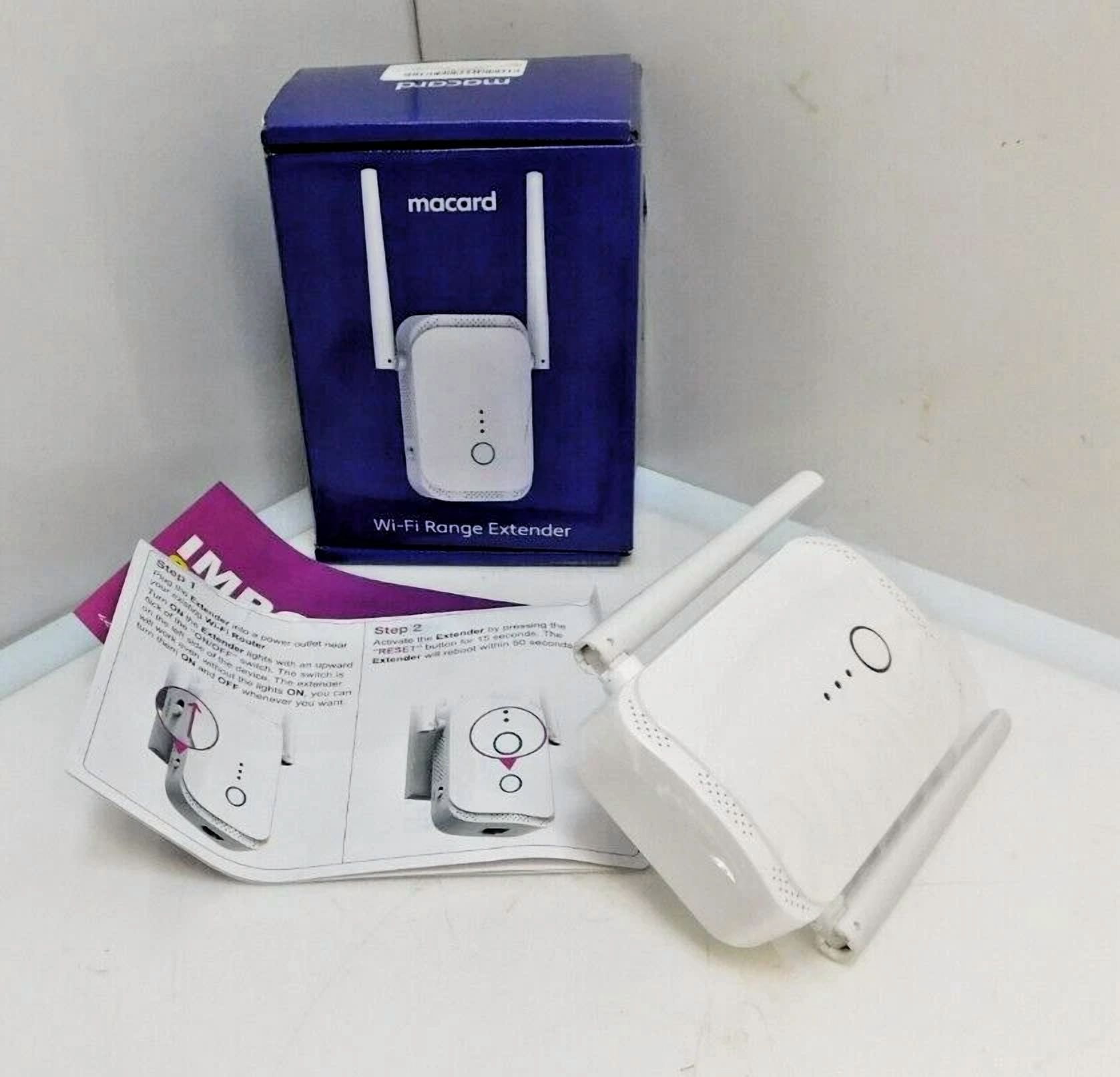 OLIVE- Macard Wifi Range Extender 300Mbps 2023 Model N300 New In Box ...