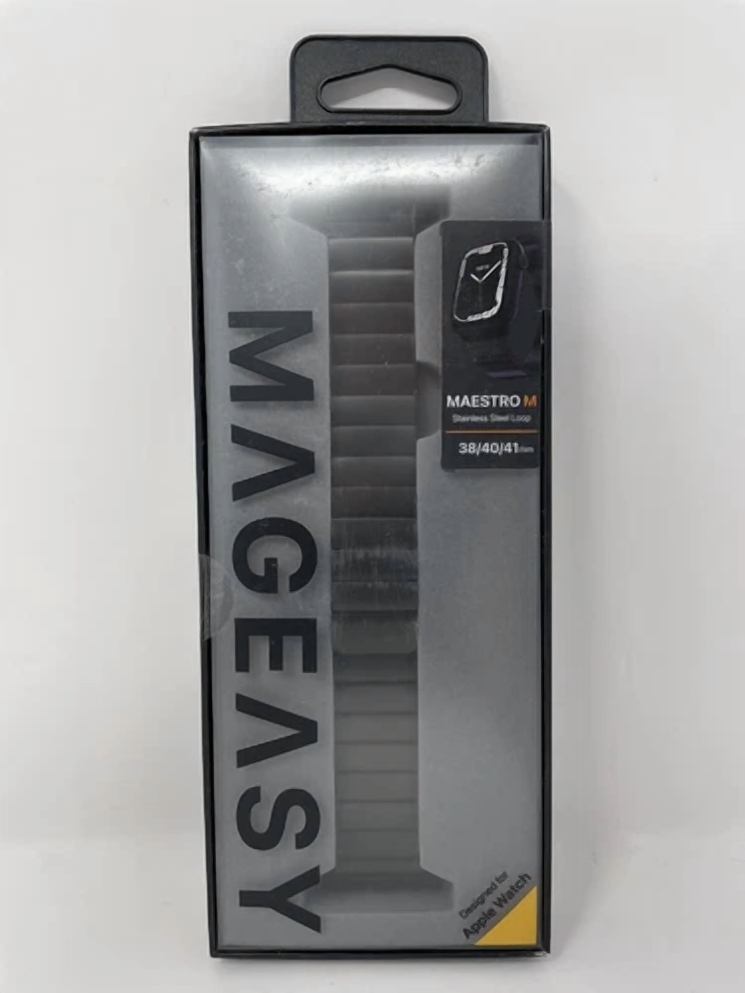 OLIVE- Mageasy Apple Watch Band For 38/40/41 Mm Stainless Steel Loop Maestro M - Walmart.com