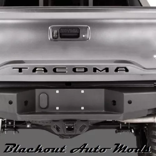 OLIVE- Matte Black Tailgate Insert Letters Decal Vinyl Stickers For ...