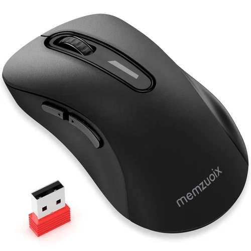OLIVE- Memzuoix 2.4G Wireless Mouse, 1400 Dpi Computer Wireless Mouse ...