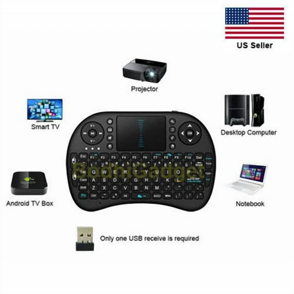 OLIVE- Mini Wireless Keyboard Rf 2.4G Touchpad Keyboard For Pc Android ...
