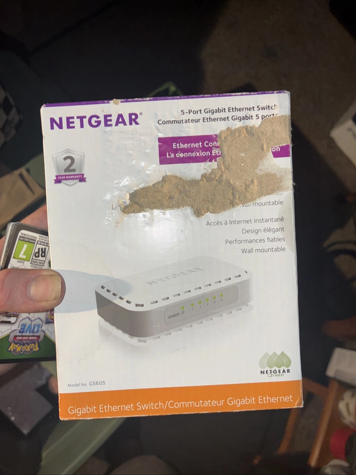 OLIVE- Netgear Gs605Na 5 Port Gigabit Ethernet Unmanaged Switch ...