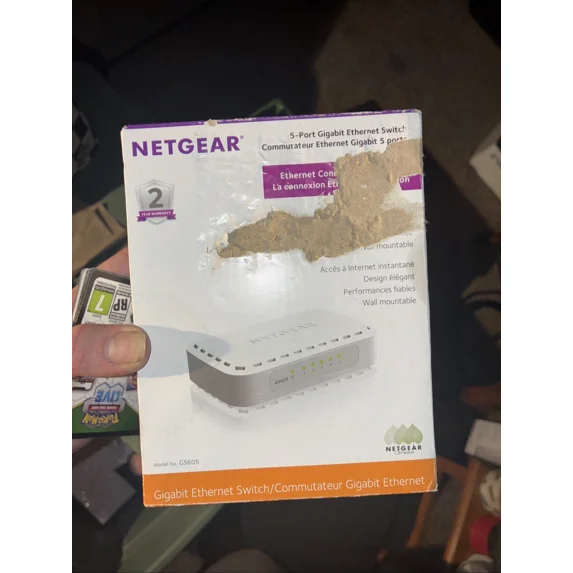 OLIVE- Netgear Gs605Na 5 Port Gigabit Ethernet Unmanaged Switch ...