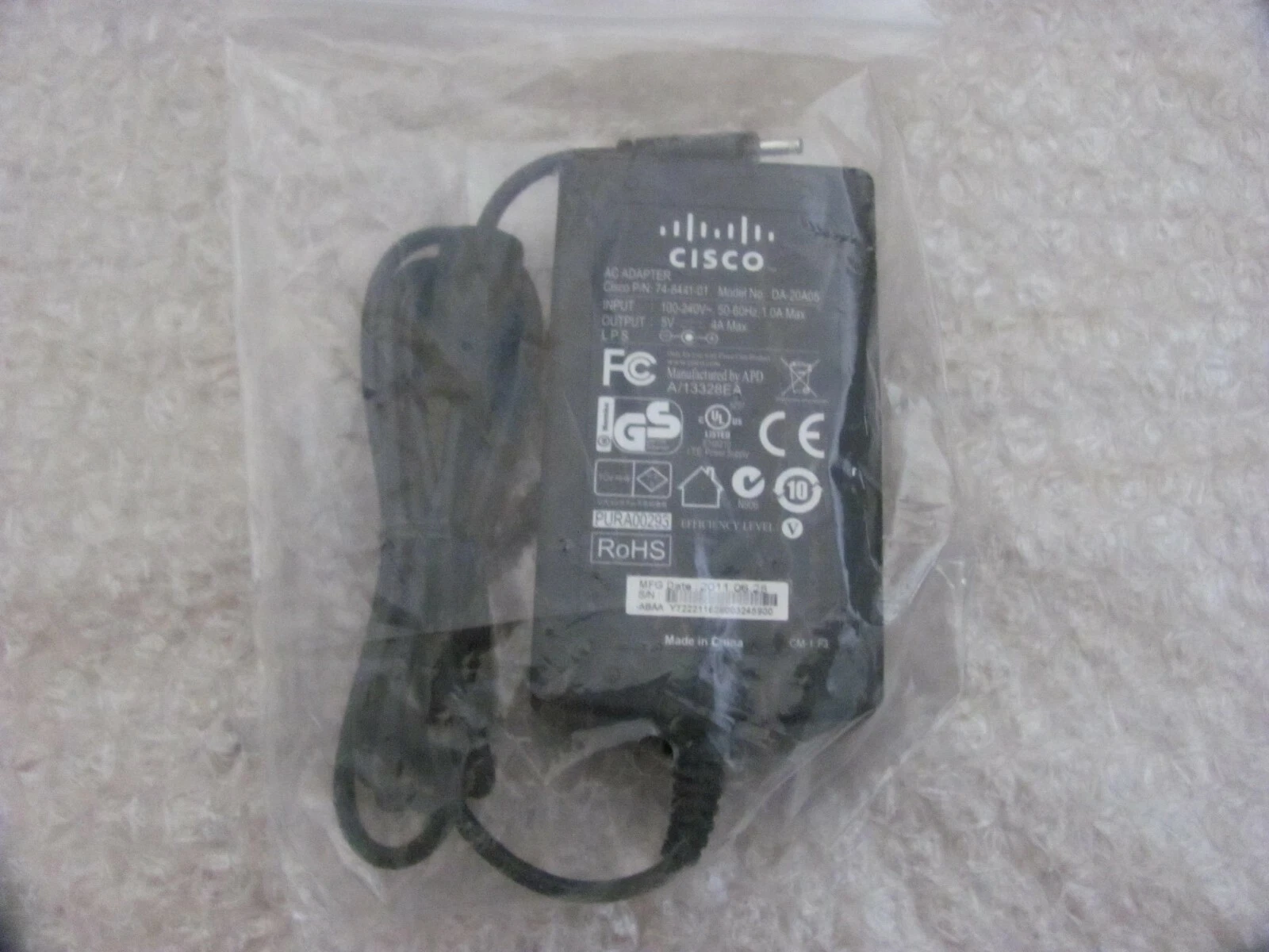OLIVE- New Cisco Power Supply For Cisco Cius-7-K9 Tablet 7" Cisco Cius ...