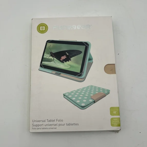 OLIVE- New Pure Gear Universal Polka Dot Tablet Folio For 10 Inch ...
