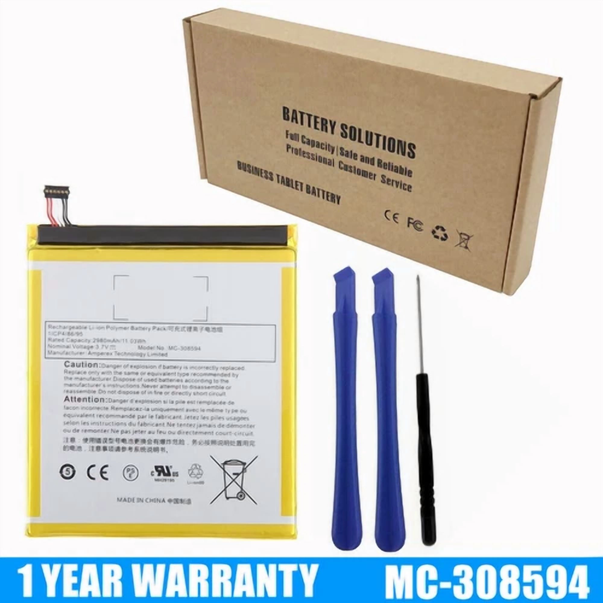 OLIVE- Oem New Battery Mc-308594 For Amazon Kindle Fire 7 5Th Gen ...