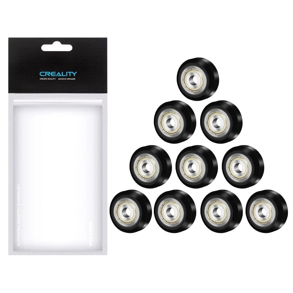 OLIVE- Official Creality 3D Printer Ender 3 Wheel, Pom Wheel 10 Pcs ...