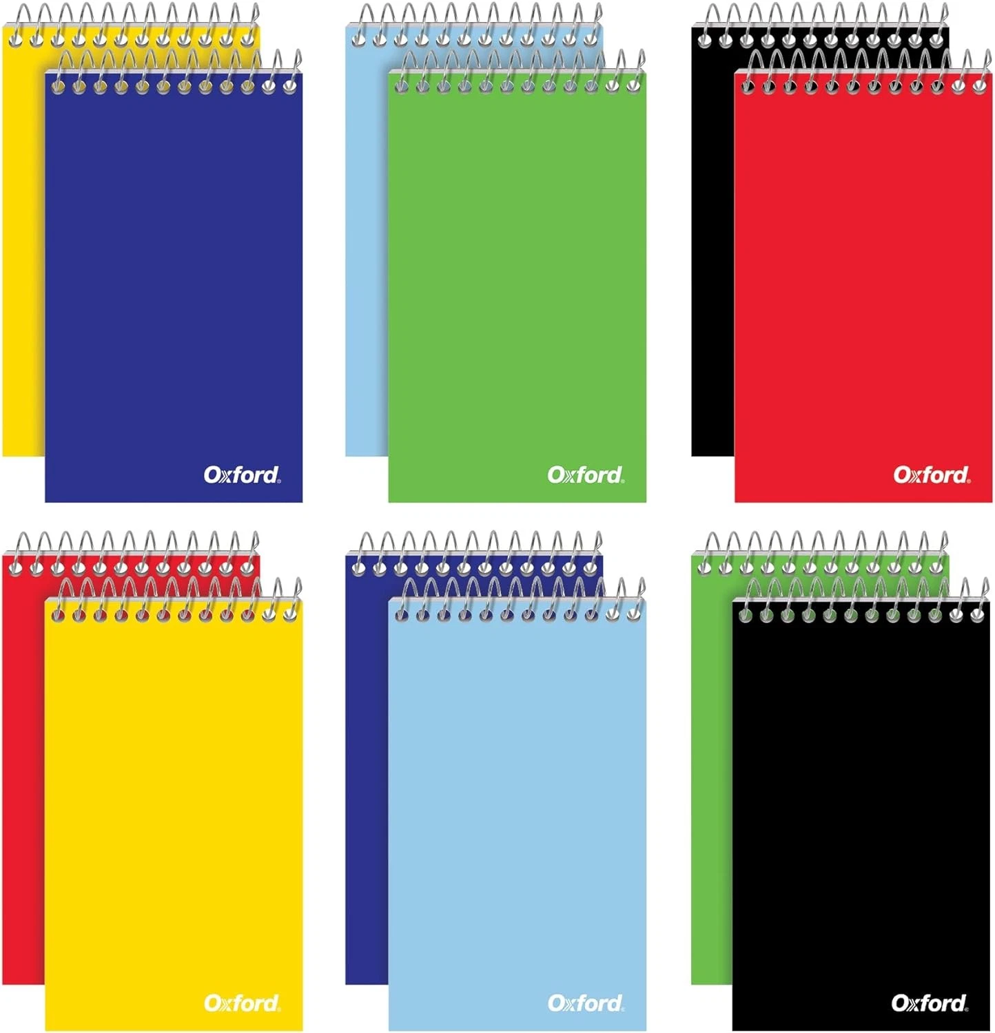 OLIVE- Oxford Spiral Memo Pads, Top Wire Bound, 3 X 5 Inch Pocket ...