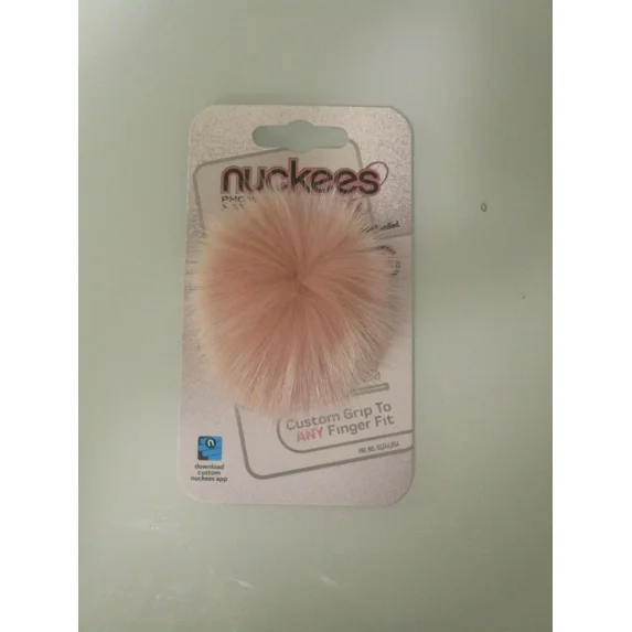 OLIVE- Phone Grip /Stand Pompom Nuckees With 4 Way Stand - Walmart.com