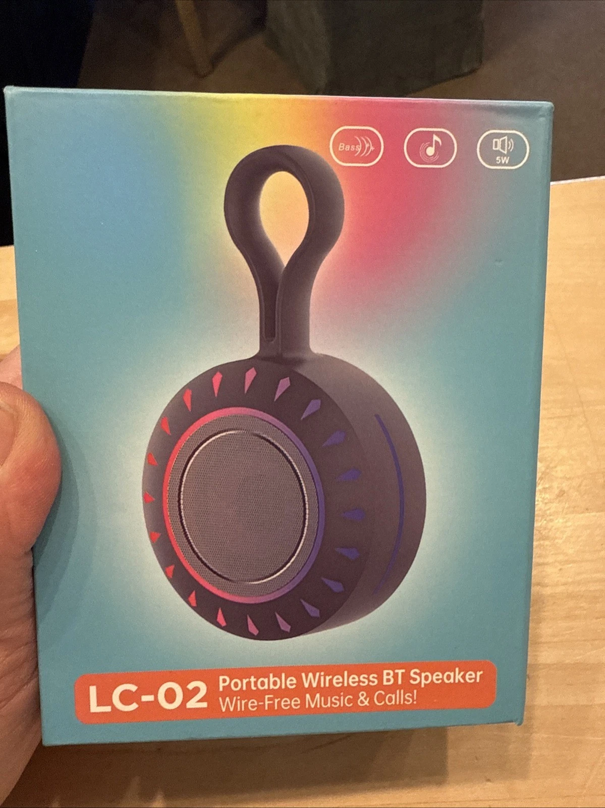 OLIVE- Portable Wireless Bluetooth Speaker Puck, 5 W, Up To 2 Hr Run ...