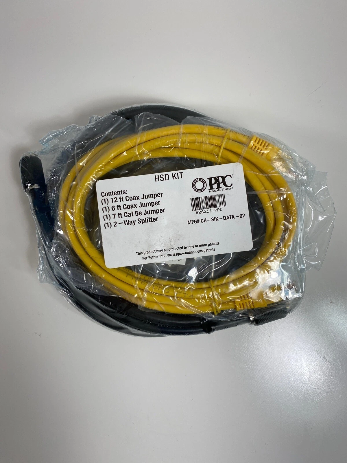 OLIVE- Ppc Hsd Kit Coax Jumpers, Cat 5E Jumper 2-Way Splitter Pack New ...