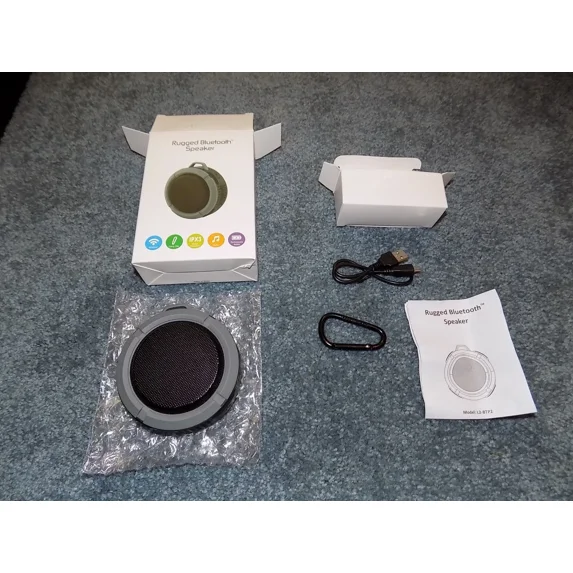 OLIVE- Rugged Bluetooth Portable Speaker Wireless Carry Clip Water ...