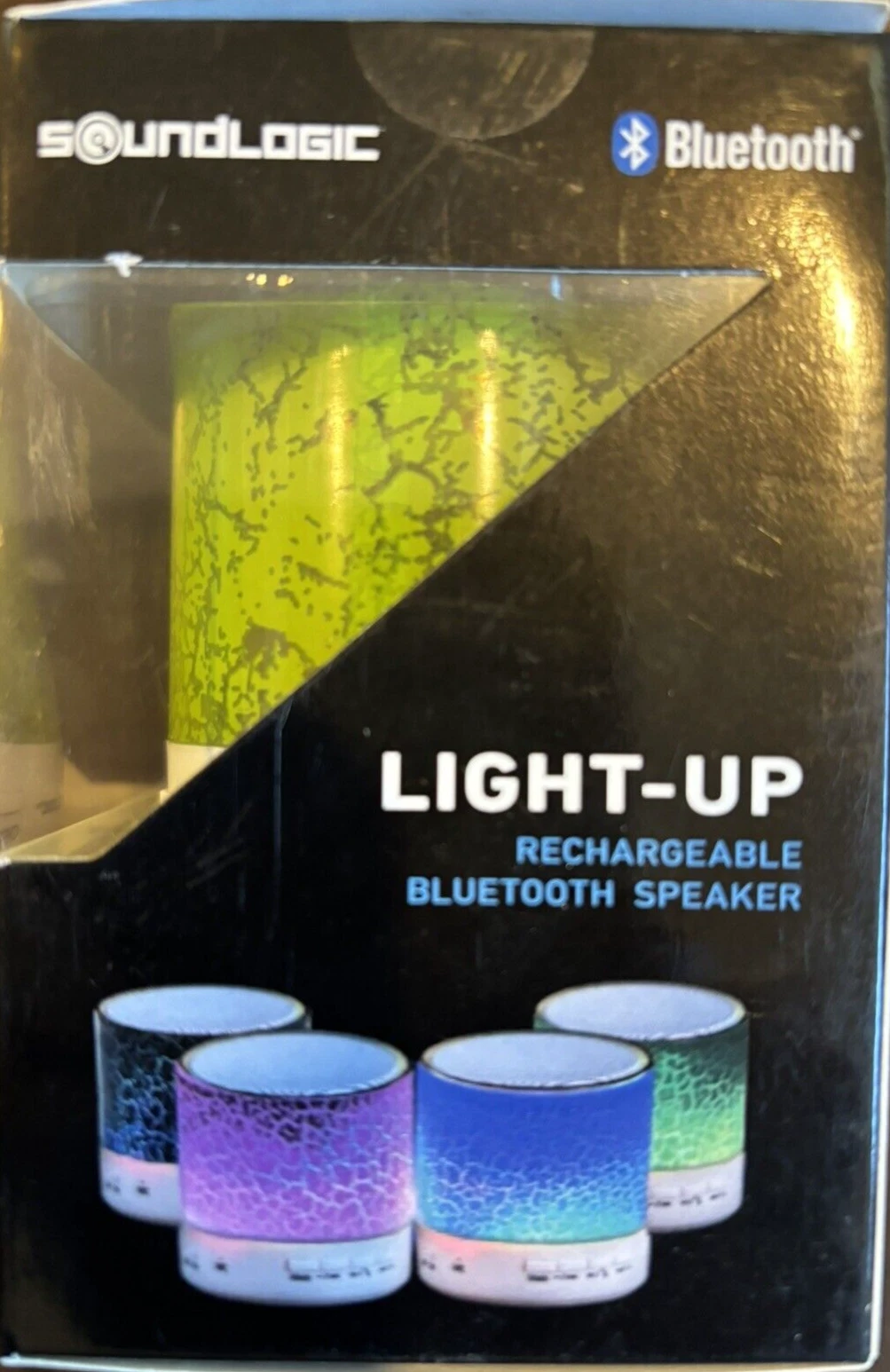 OLIVE- Soundlogic Bluetooth Rechargeable Wireless Speaker Light-Up ...