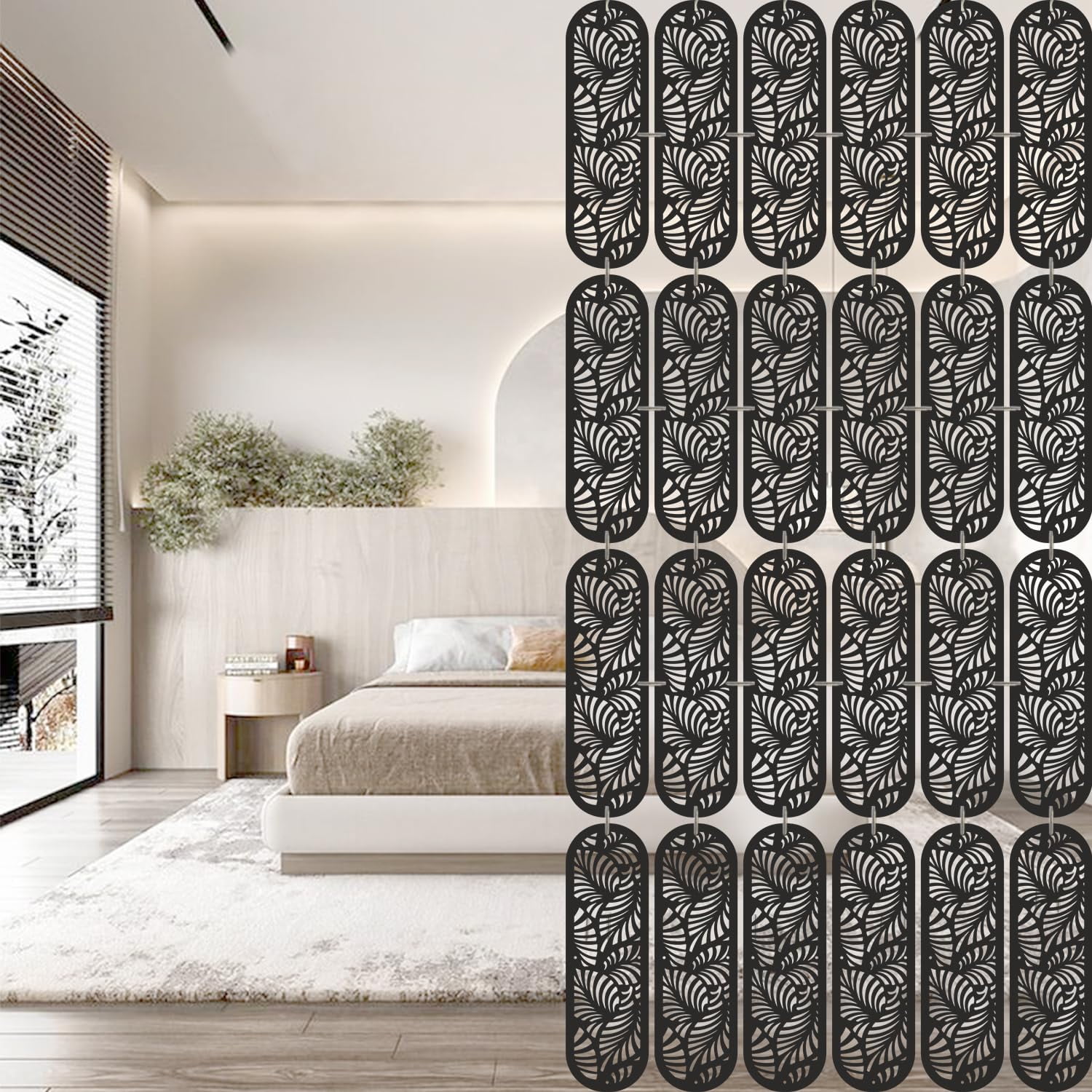 OLIVE TREE Room Partitions Hanging Room DIY Divider Panel Modern ...