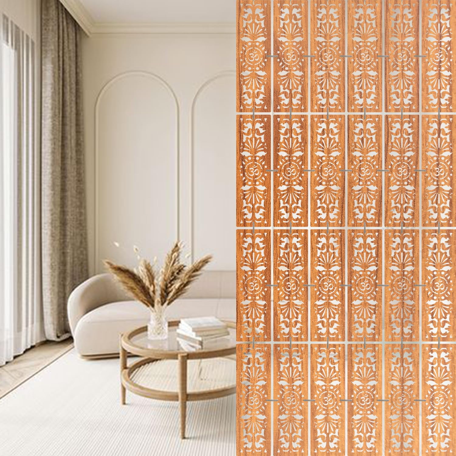 OLIVE TREE Room Partitions Hanging Room DIY Divider Panel Modern ...