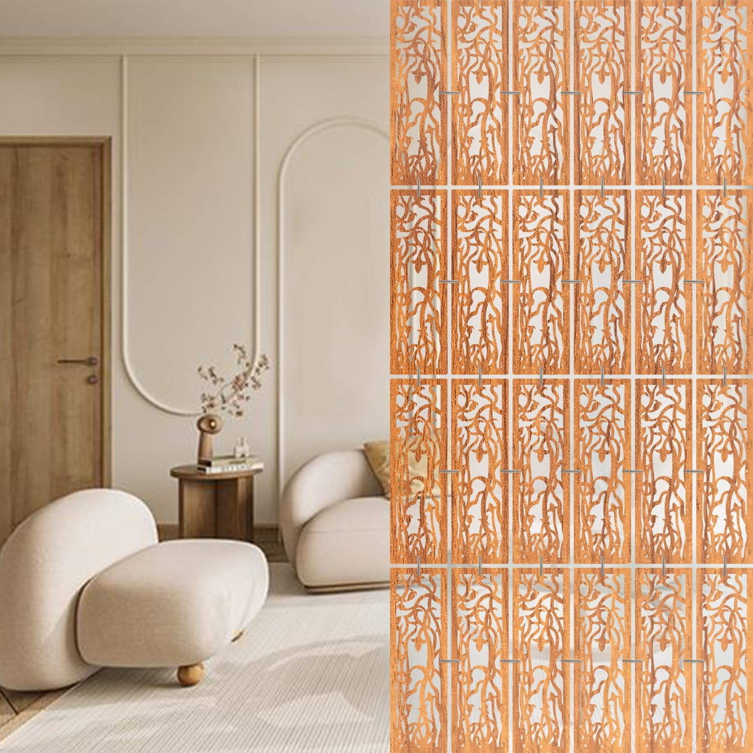 OLIVE TREE Room Partitions Hanging Room DIY Divider Panel Modern ...