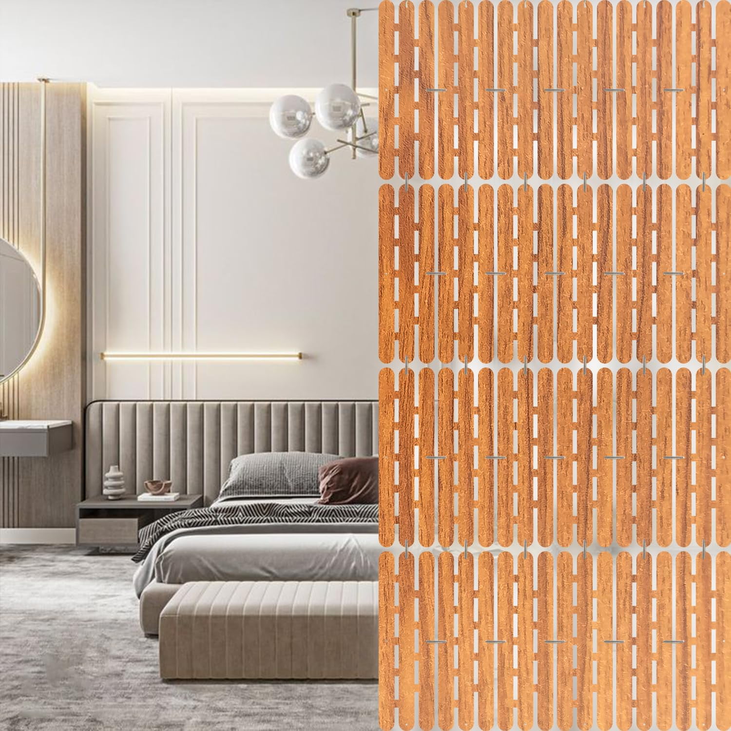 OLIVE TREE Room Partitions Hanging Room DIY Divider Panel Modern ...