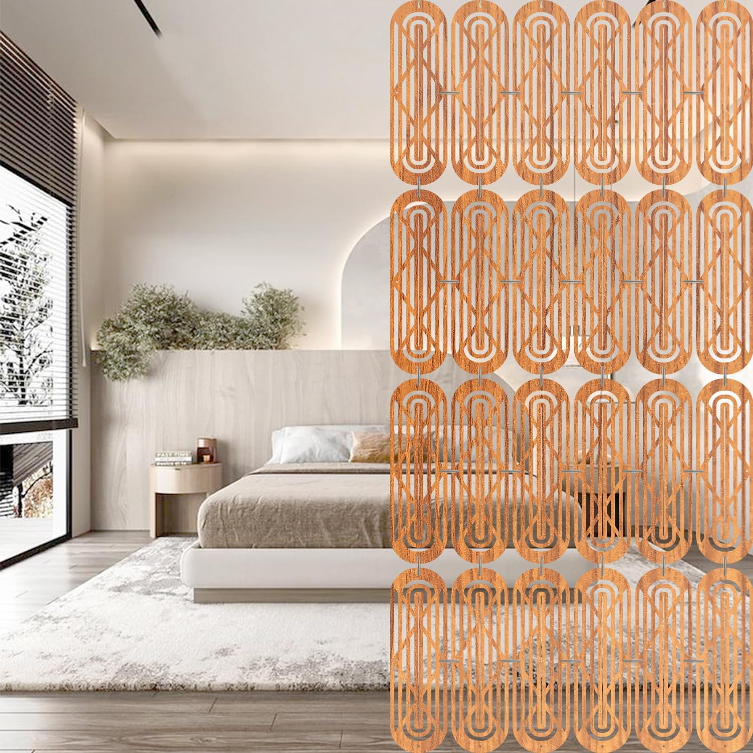 OLIVE TREE Room Partitions Hanging Room DIY Divider Panel Modern ...