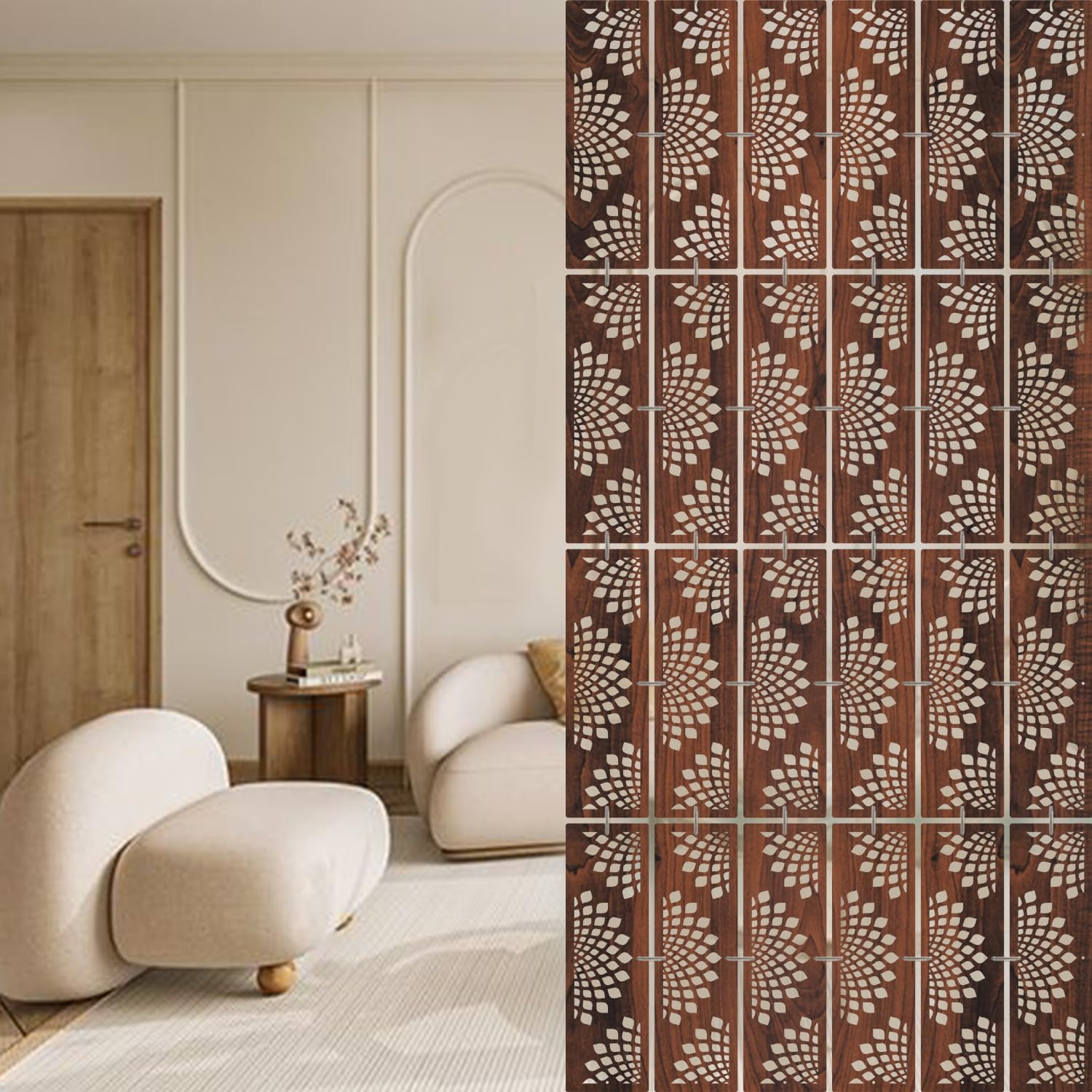 OLIVE TREE Room Partitions Hanging Room DIY Divider Panel Modern ...