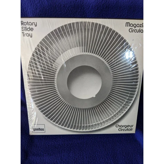 OLIVE- Vintage Yankee Rotary Slide Tray Circular Holds 100 2X2 Slides ...