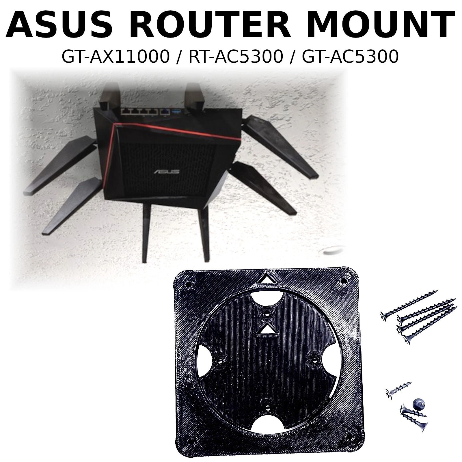 OLIVE- Wall And Ceiling Mount Bracket For Asus Gt-Ax11000, Rt-Ac5300 ...